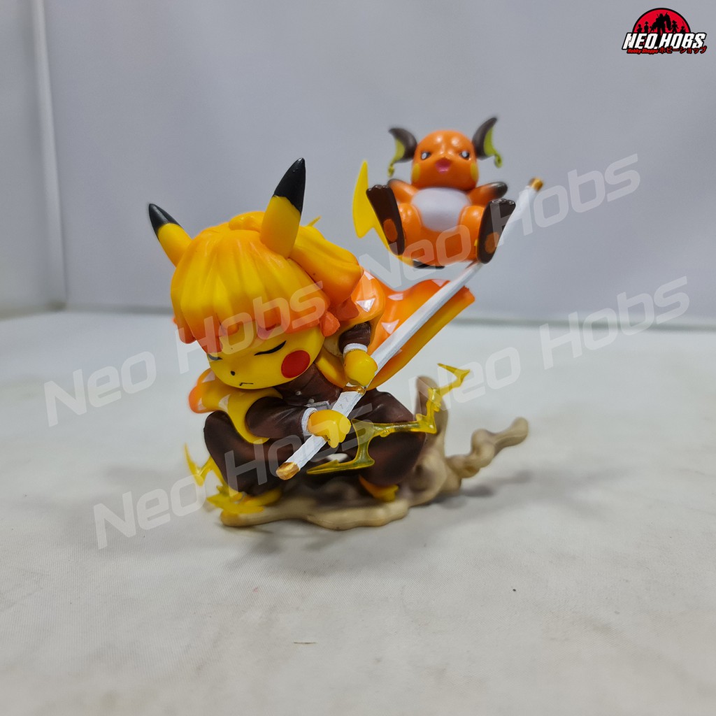 GK CS KO Demon Slayer Pikachu Cosplay Zenitsu | Shopee Philippines