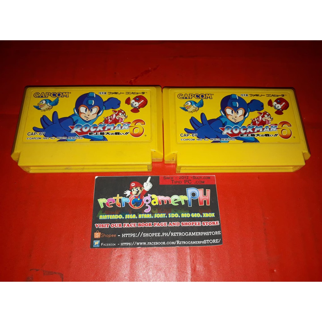 Original Rockman 6 Game Cartridges for Family Computer | Shopee Philippines