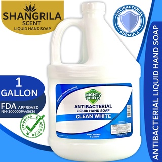 Mighty Shield Antibacterial Liquid Hand Soap - Shangrila Scent 1 GALLON ...