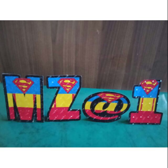 SUPERMAN LETTER STANDEE | Shopee Philippines