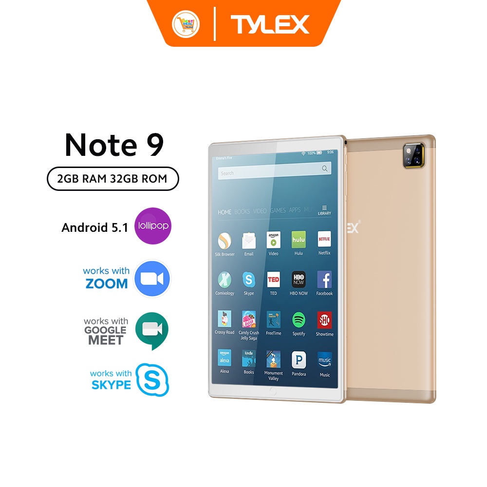 Tylex Note 9 2GB RAM 32GB ROM Android 5.1 Dual Sim 5MP Octa-Core Smart ...
