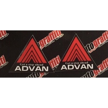 Advan Car Sticker Laminated (1pc) | Shopee Philippines