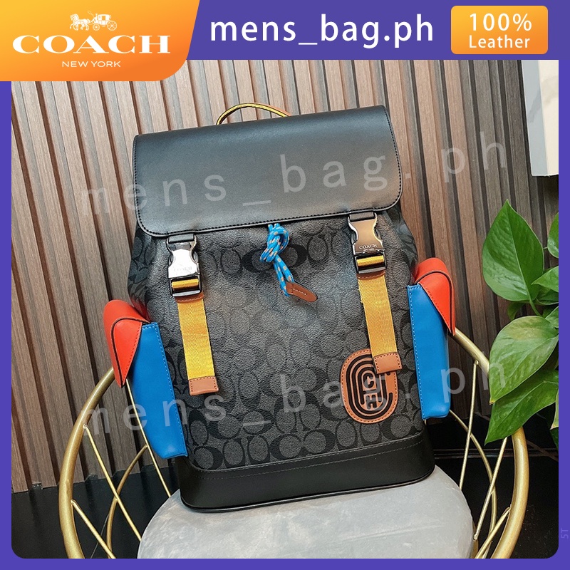 New Coach Hudson Rivington Backpack Signature Receipt. Card Dust Bag.5T ...