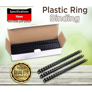 Plastic Ring Binding Black A4 Size Plastic Spring Binder (100 pcs per ...