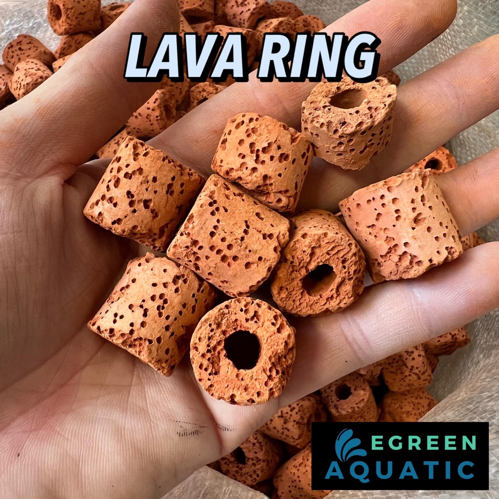 Lava Porous Ceramic Ring | Bacteria Balls - 150grams | Aquarium Bio ...