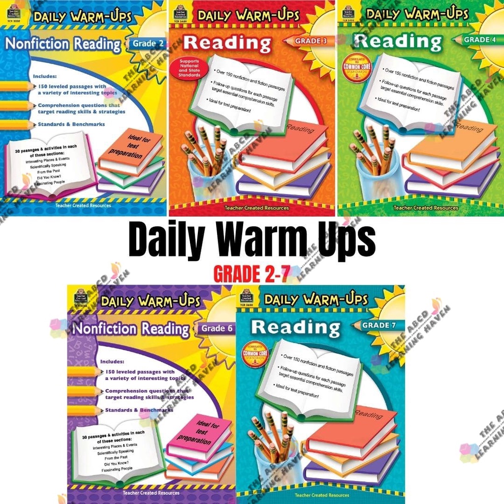 Teacher Created Resources : Daily Warm-Ups Reading | Shopee Philippines