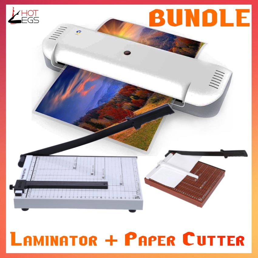 (BUNDLE) A4 Laminating Machine Laminator TGS-1/SL200 WITH A4 Paper ...