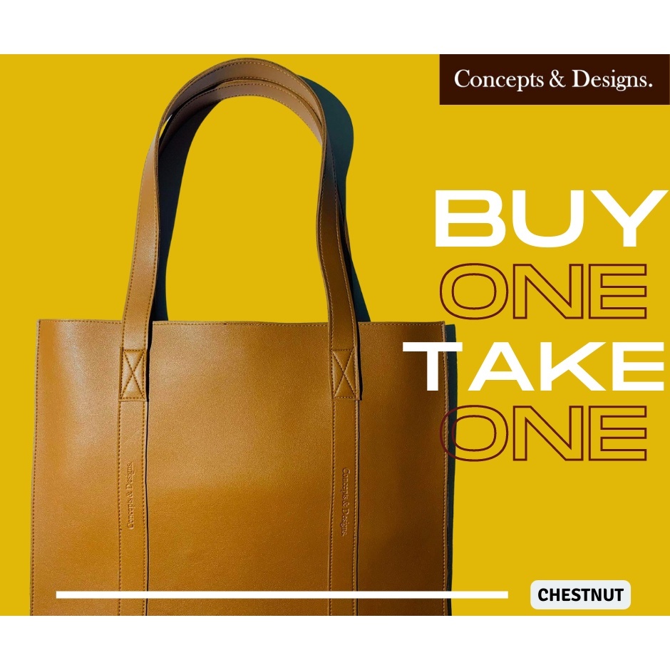 Concepts & Designs. Touki Classic Vegan Tote Bag | Shopee Philippines
