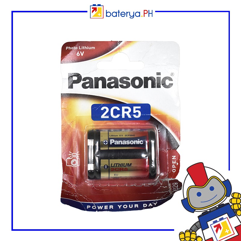 2CR5 (Slightly Dented) 6V Photolithium Battery 2CR5 Disposable | Shopee ...