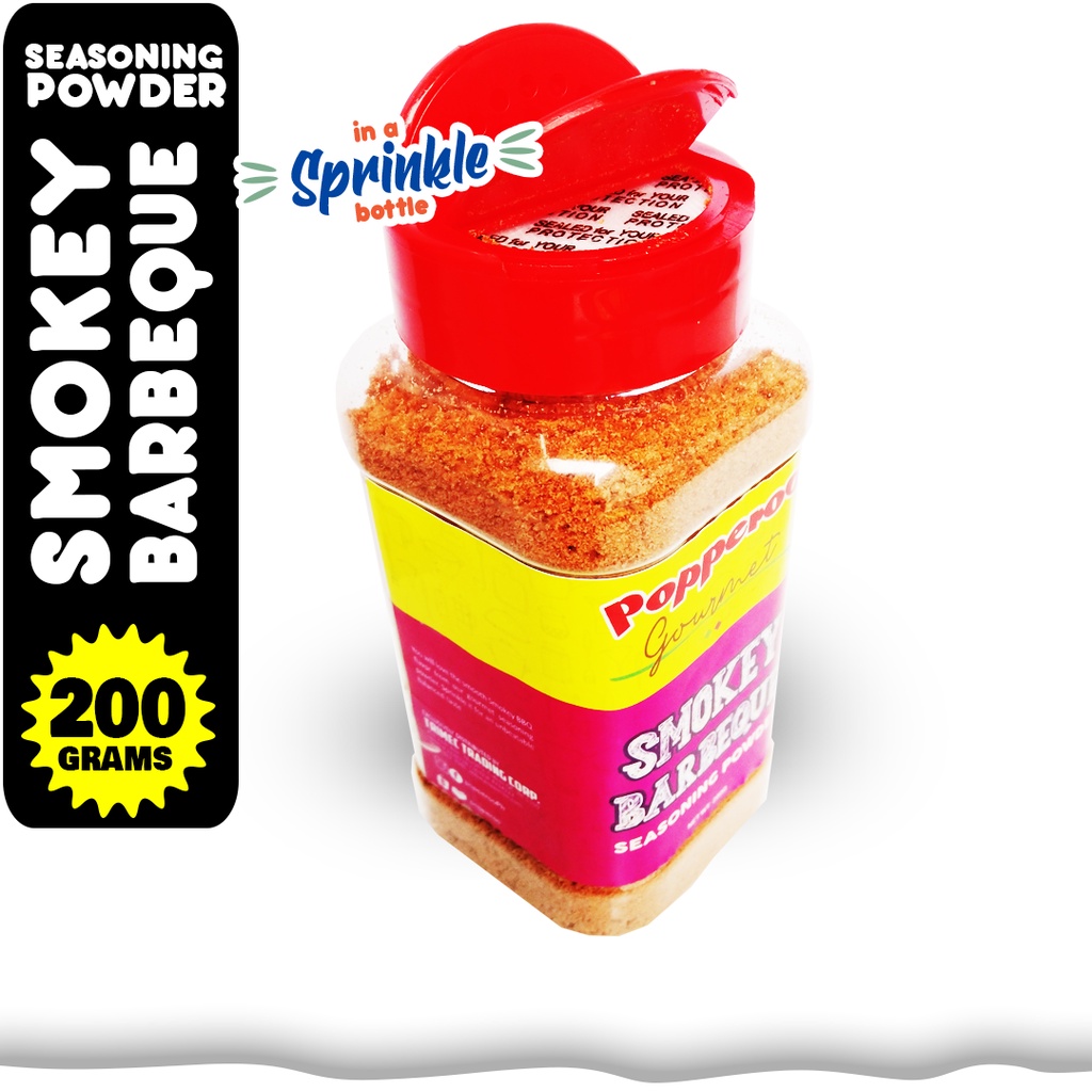 POPPEROO Barbecue Powder Seasoning 200g on Sprinkle Bottle for French ...