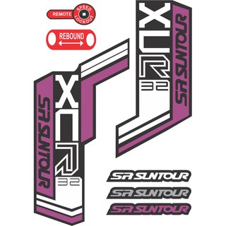 SR Suntour xcr 32 / Customize color ( Fork Decals / Bike sticker fork ...