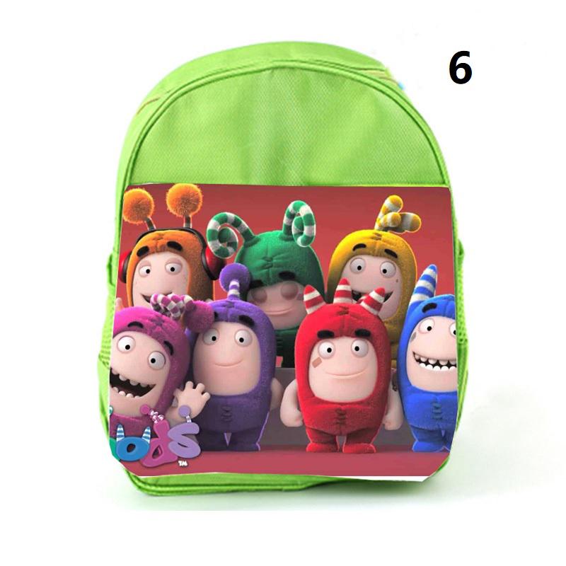 [Ready Stock]Cute Cartoon School Bag Pink Zipper Kids Backpack Oddbods ...