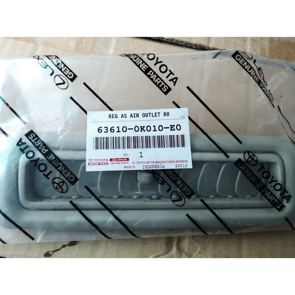 Toyota Innova 2005 - 2015 Aircon Vent Outlet Beige - 63610-0K010-E0 ...
