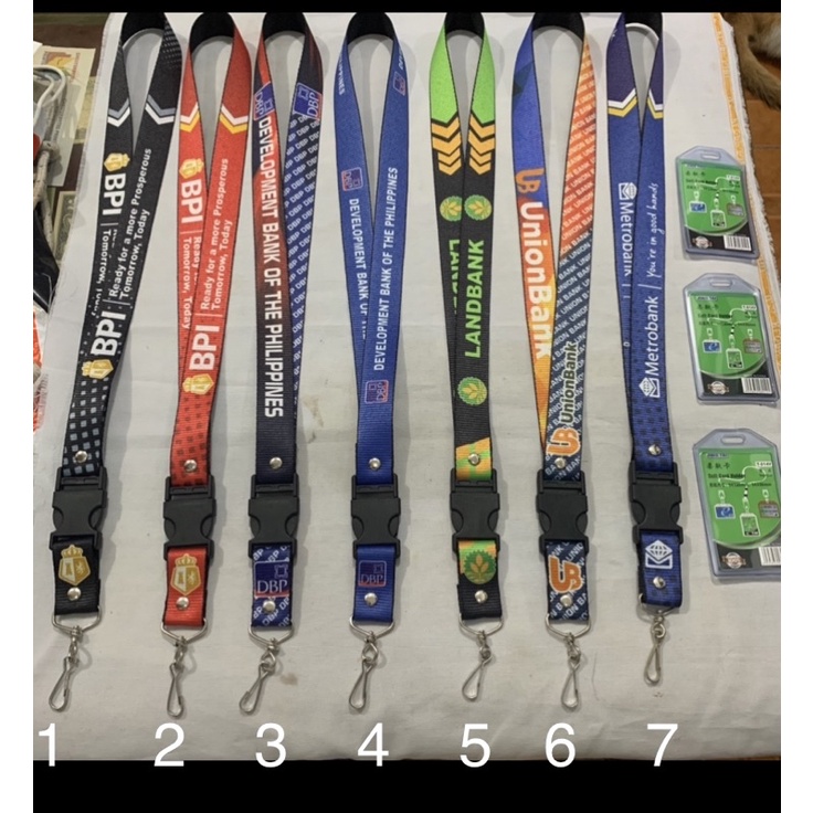 BPI / DPB / LANDBANK / UNIONBANK / METROBANK / ID LACE LANYARD | Shopee ...