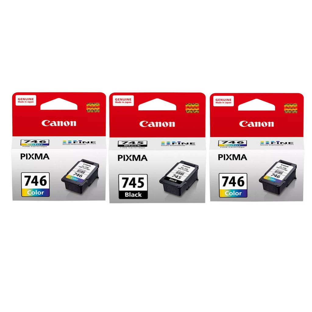 Canon PG-745 / CL-746 with Canon PG-745 Ink Cartridge Combo Bundle ...