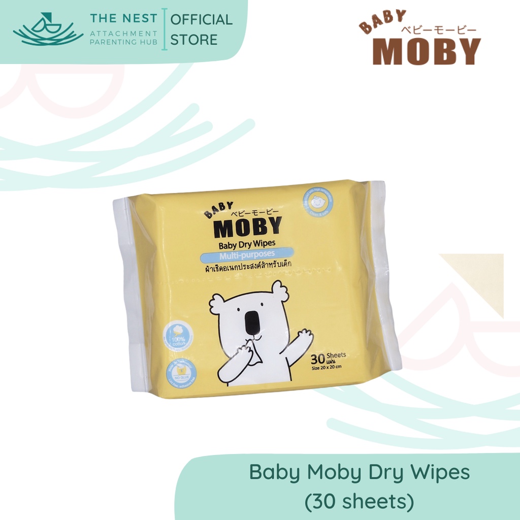 Baby Moby Dry Wipes (30 sheets) | Shopee Philippines