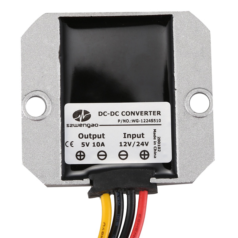 Szwengao 12V 24V to 5V 10A Step Down DC DC Converter Regulator 12 Volt ...