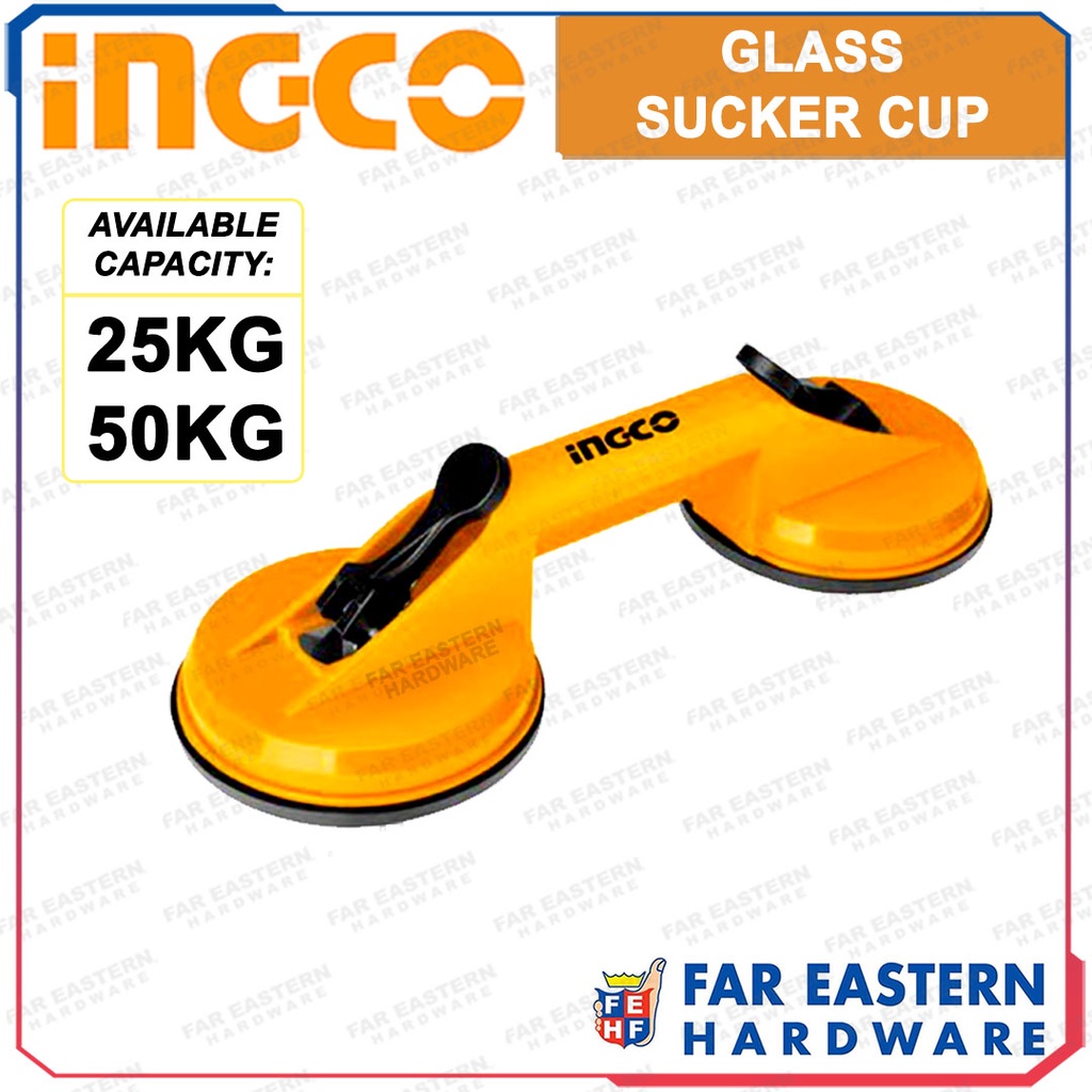 INGCO Glass Sucker Suction Cup 25kg 50kg INHT | Shopee Philippines