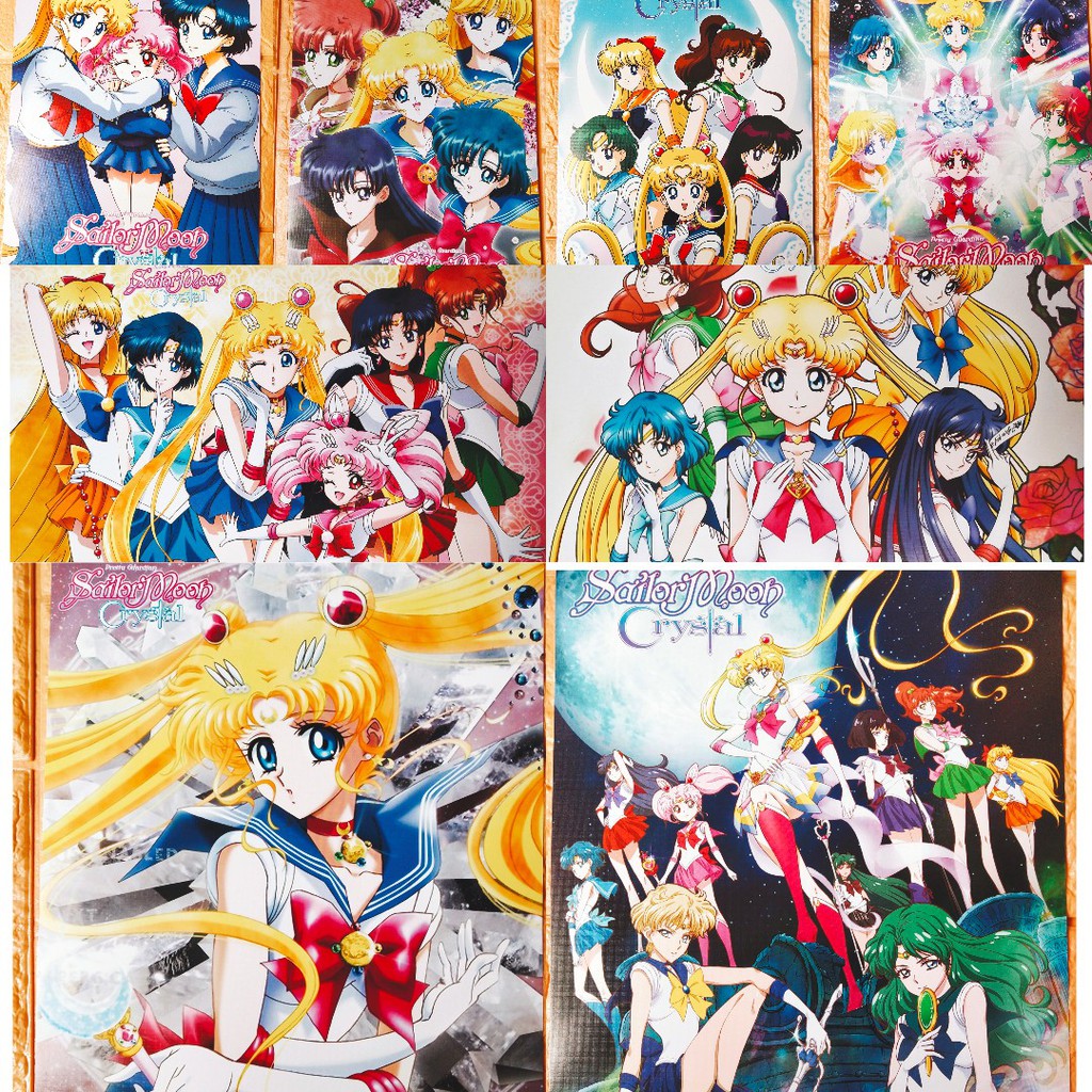 Sailor Moon Posters 8in1 pack | Shopee Philippines