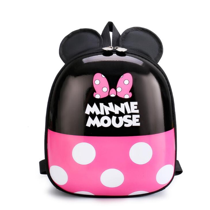 Mickey Minnie Mouse School Bag for Children Kindergarten Baby Eggshell ...