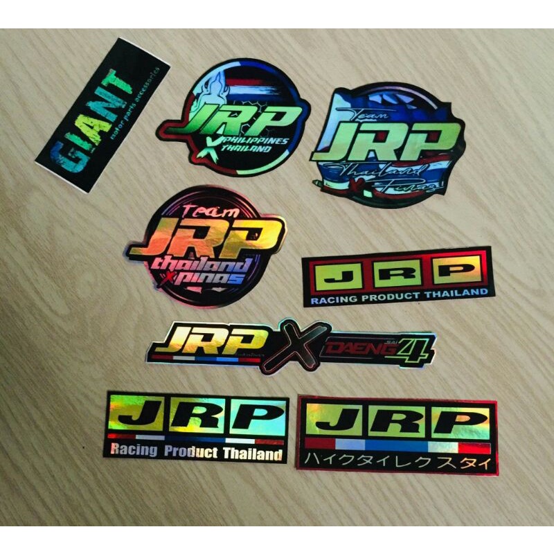 Jrp collection sticker hologram waterproof sold per pcs | Shopee ...