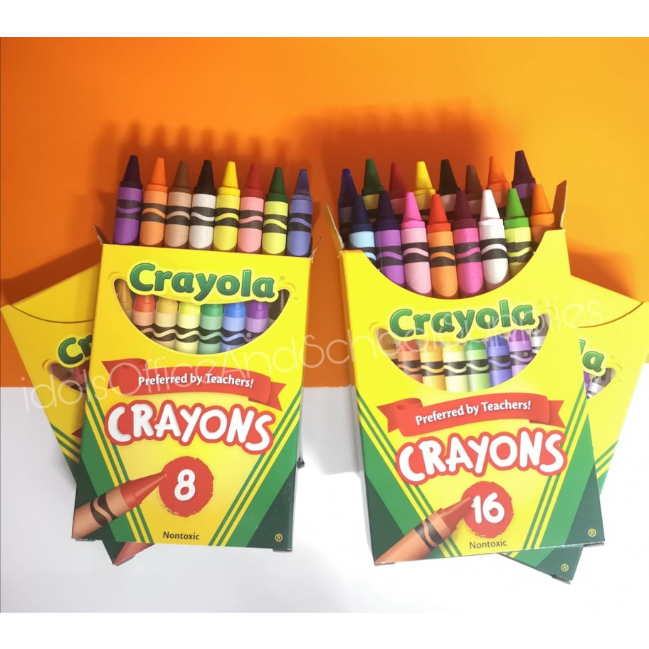 Crayola Crayons by 8,16, 24 | Shopee Philippines
