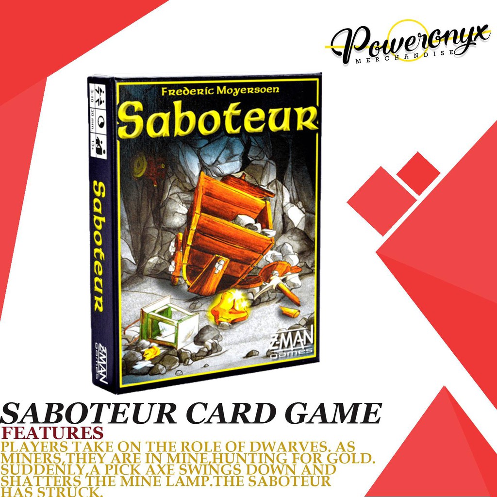 Saboteur Card And Family Games | Shopee Philippines