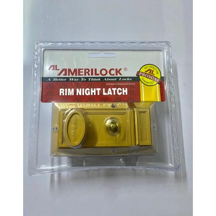 Amerilock Night Latch ( AL 564 Gold ) | Shopee Philippines