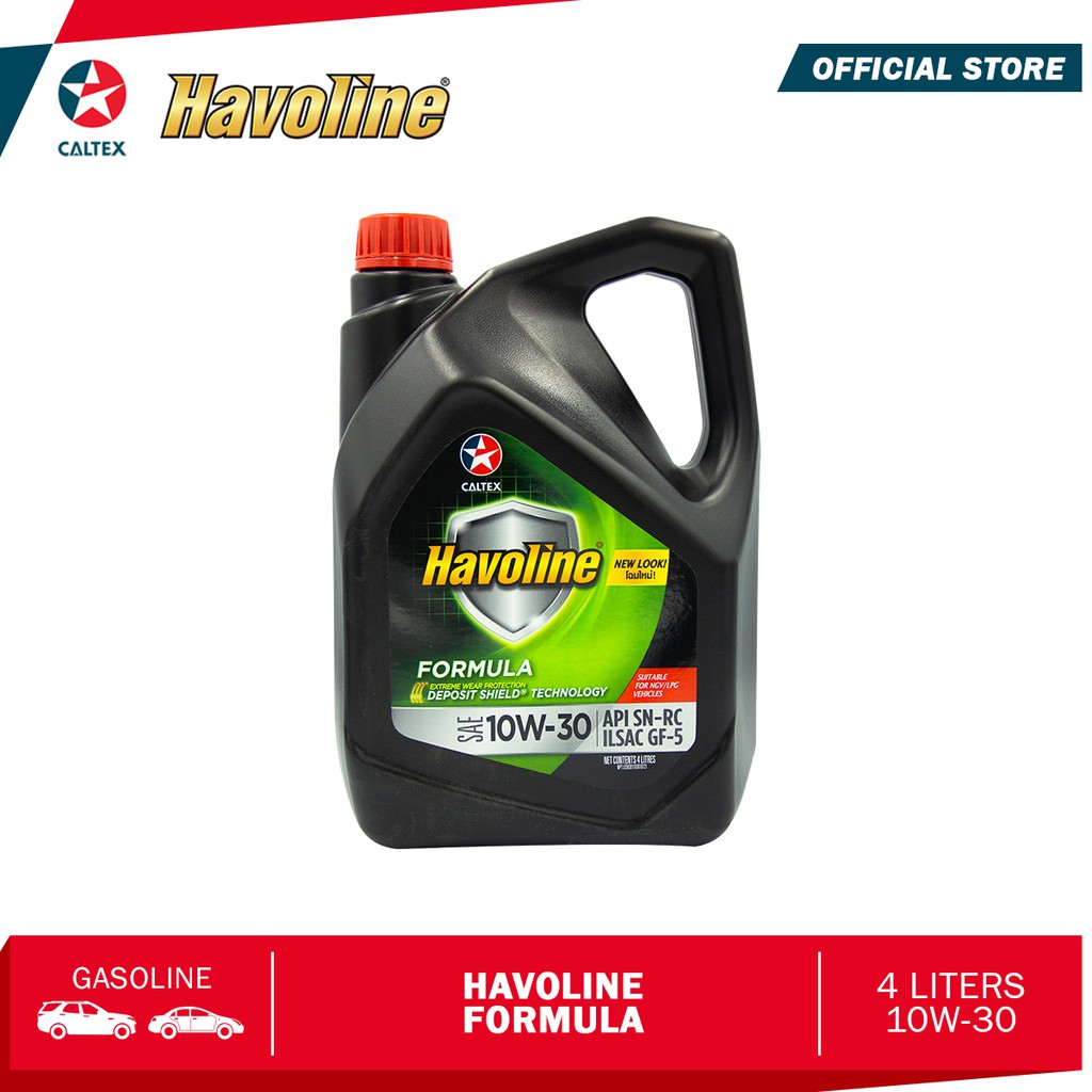 Caltex Havoline Formula SAE 10W30 4 Liters | Shopee Philippines