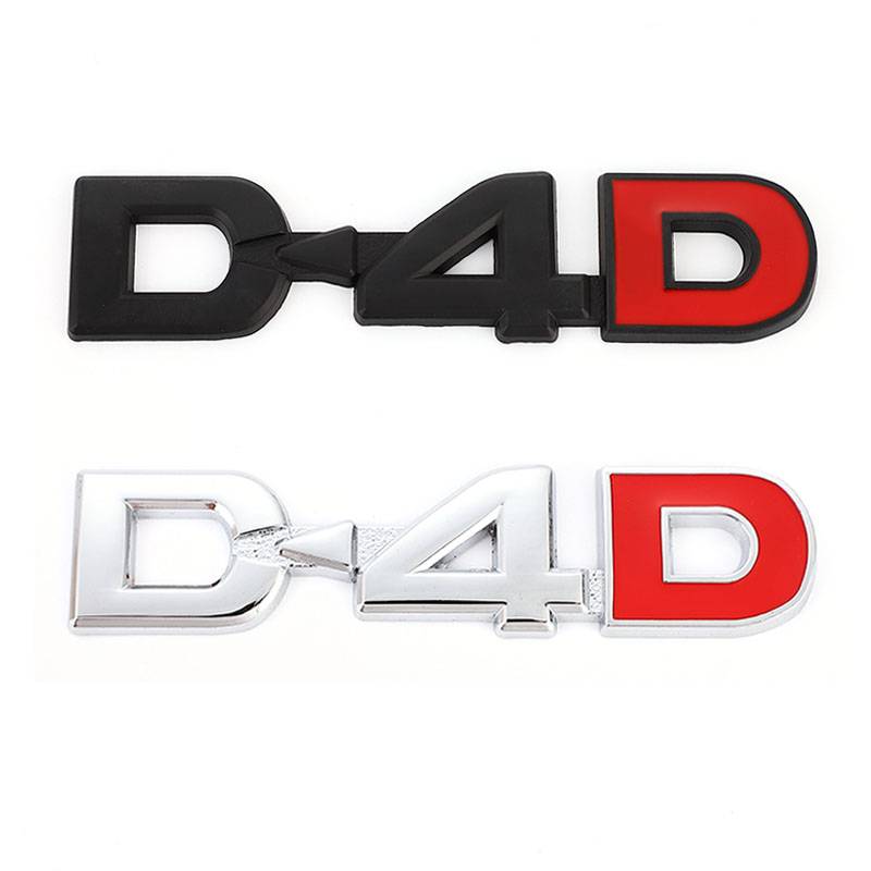 D4D D-4D Logo Car Sticker Emblem Badge Decal for Toyota COROLLA RAV4 ...