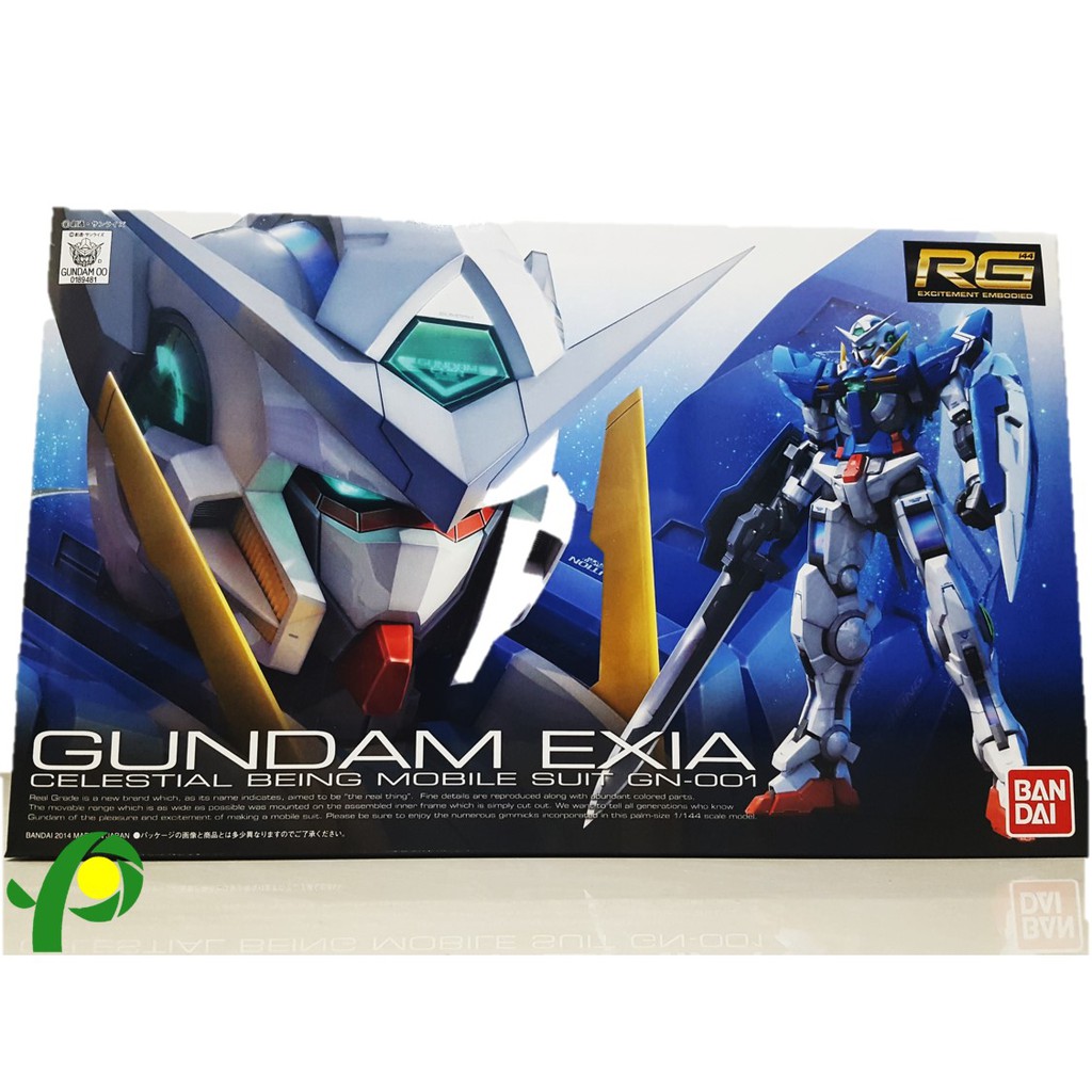 RG Gundam Exia + Premium Water Slide Decal | Shopee Philippines