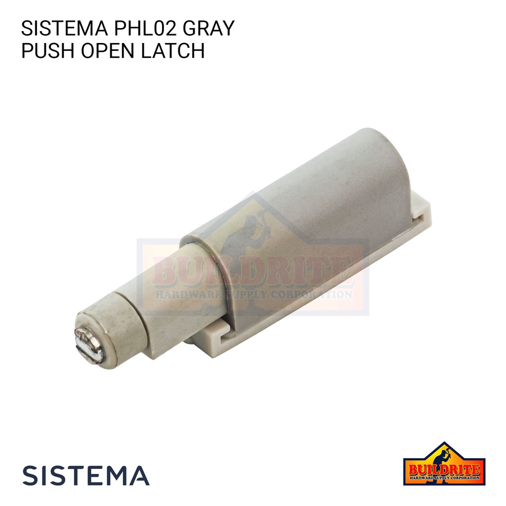 SISTEMA PHL02.GRY 1pc 60 x 15 mm Gray Pom Magnetic Push Latch for ...