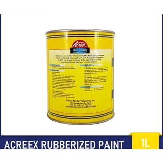 DAVIES ACREEX RUBBERIZED FLOOR COATING CHLORINATED RUBBER BASE, TOPCOAT ...
