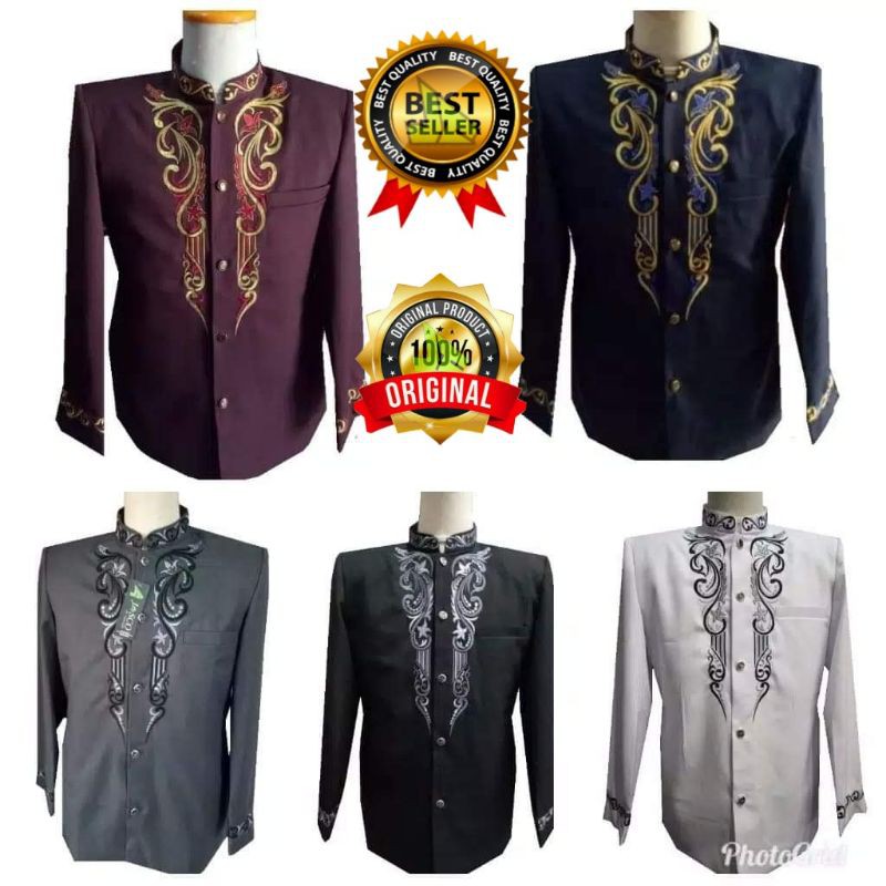 PRIA Jasko tasik Brand jasco motif J18 jas koko Fashion Men Tops Men ...