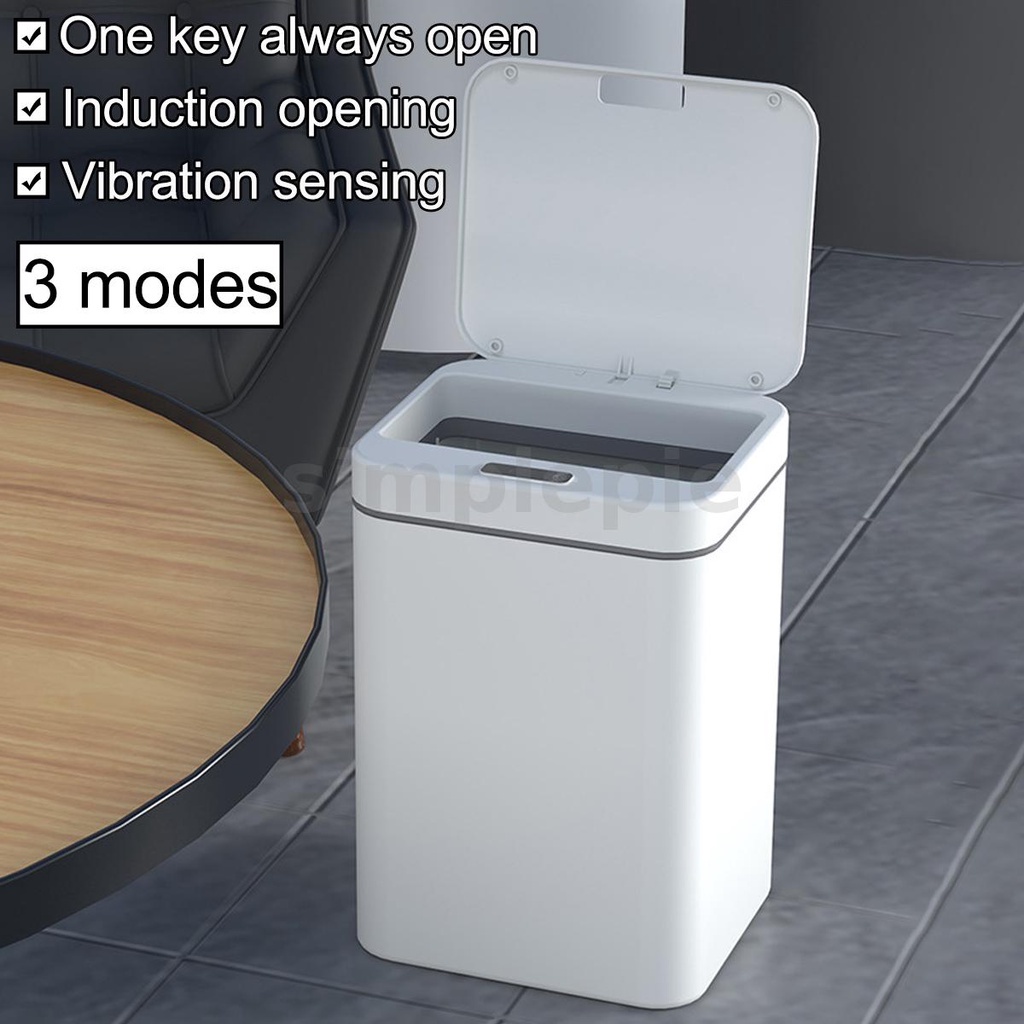 14L/16L Automatic Touchless Dustbin Smart LED Induction Trash Can With ... 14L/16L Automatic Touchless Dustbin Smart LED Induction Trash Can With ...