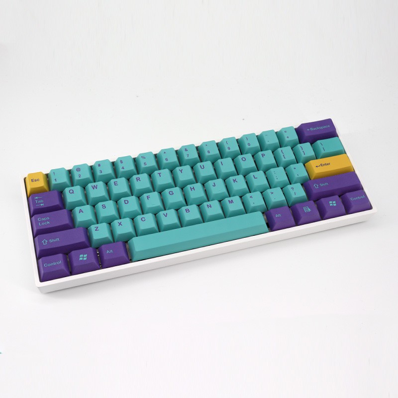GMK Skeletor Cherry Profile PBT Keycaps 130 Keys DYE-SUB Keycaps for ...