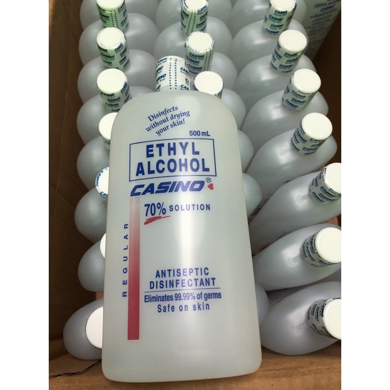 Casino 70% Ethyl Alcohol 500ml | Shopee Philippines