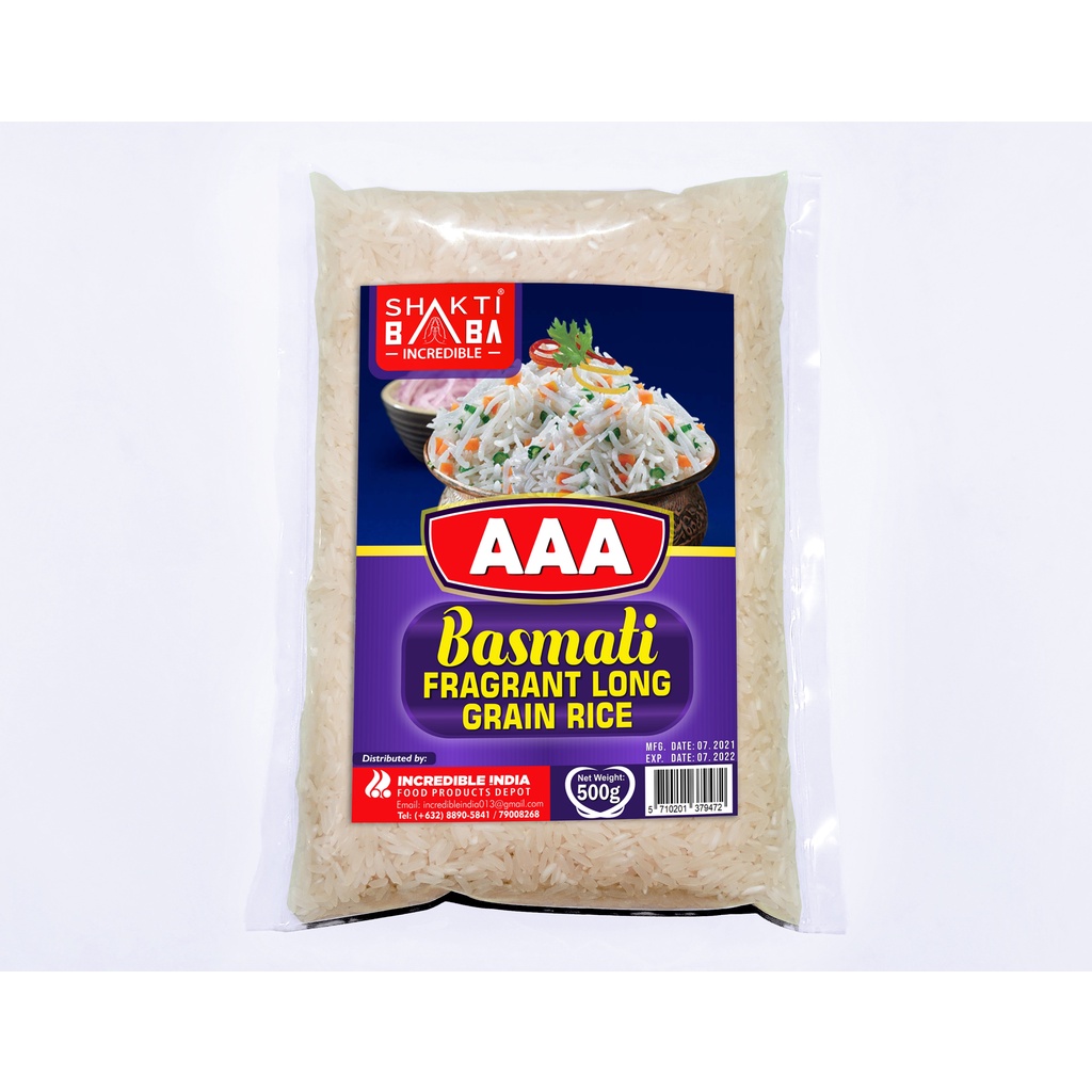 GENUINE (NO MIXED GRAIN) AAA Basmati Fragrant Long Grain Rice 500g ...