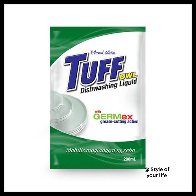TUFF GERMEX DISHWASHING LIQUID POUCH 200ML | Shopee Philippines