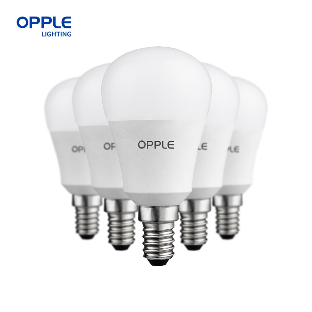 OPPLE LED Bulb E14 Ecomax V6 5 Watts BUNDLE Warmwhite | Shopee Philippines