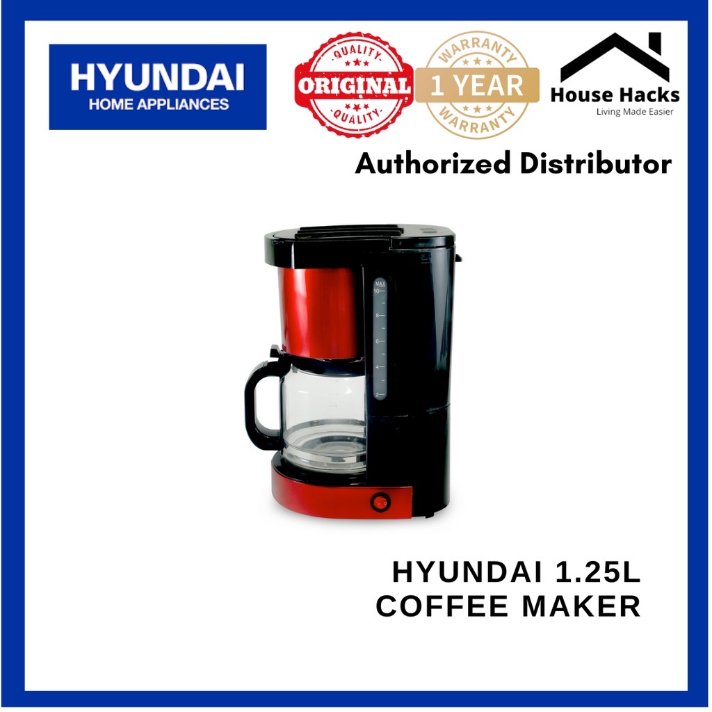 HYUNDAI 1.25L Coffee Maker (House Hacks) | Shopee Philippines