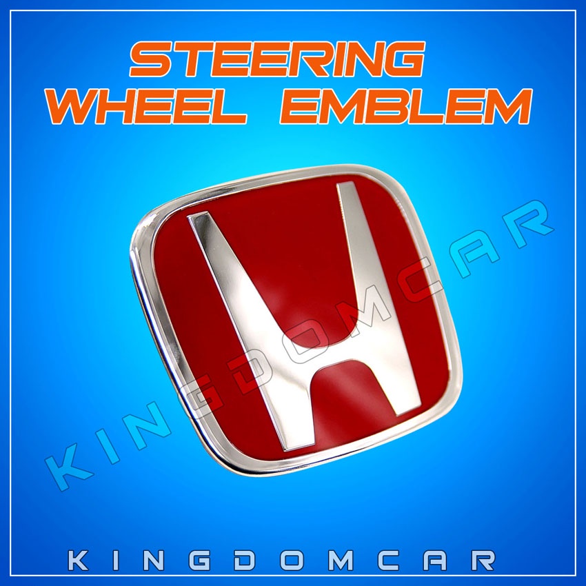 Red H Emblem Steering Wheel for Honda Civic FD | Shopee Philippines