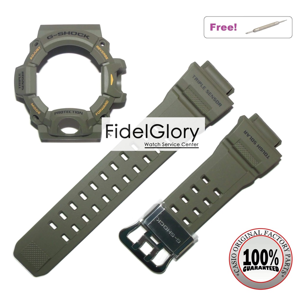 Casio Original G-Shock Rangeman GW-9400 -3 Olive Green Bezel and Strap ...