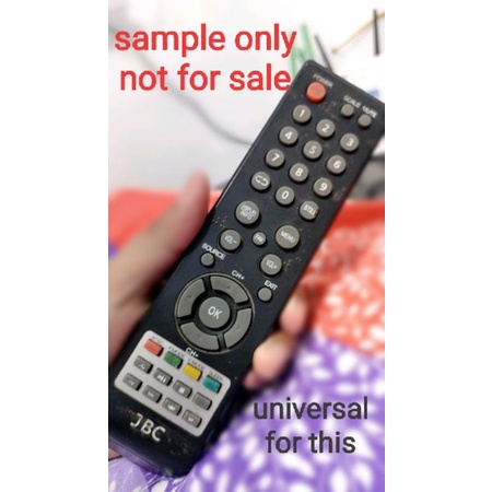 JBC led tv remote(universal)100% na gagana sa tv mo | Shopee Philippines