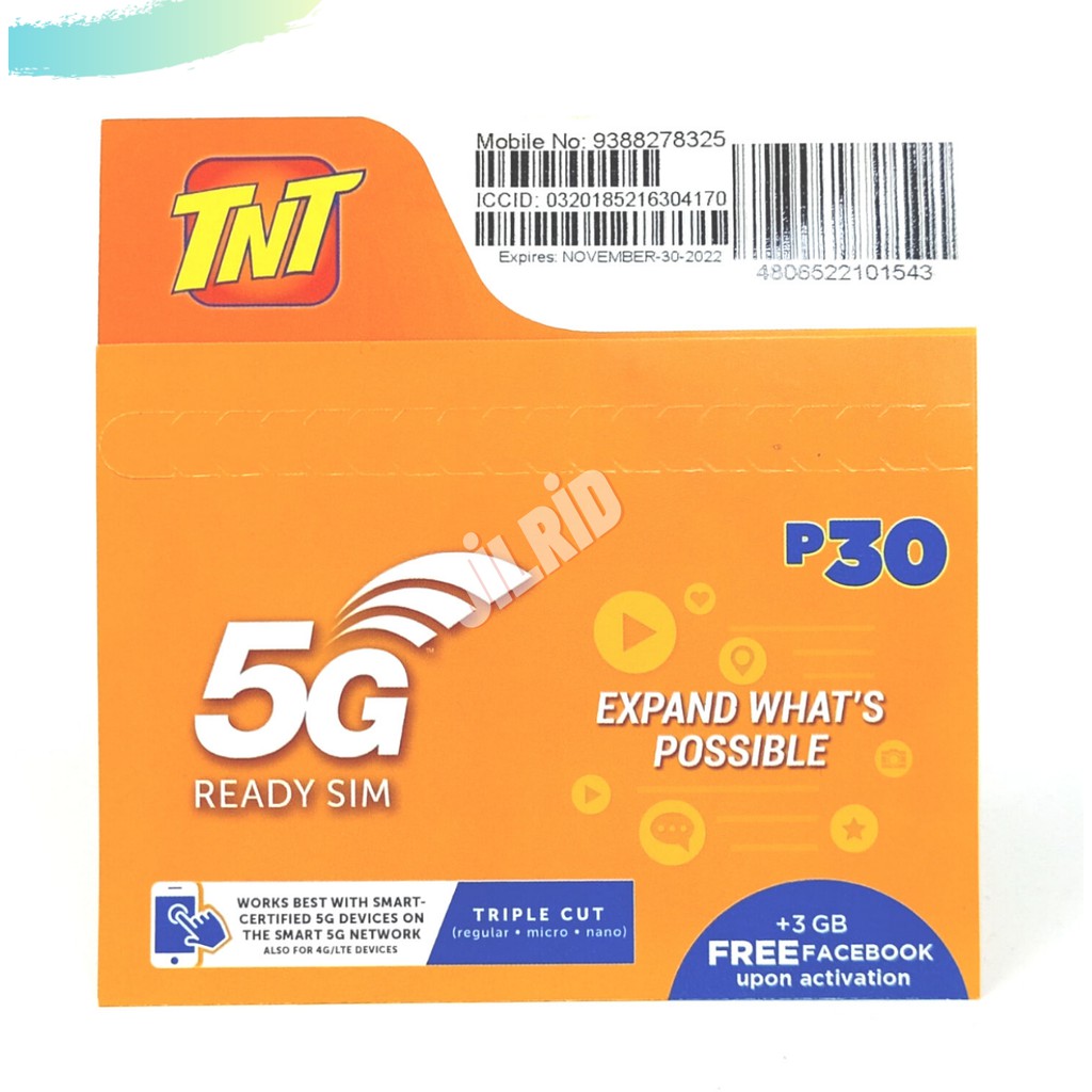10 PCS TNT sim card 5G / Fresh prepaid sim/TNT SIM/TNT SIMCARD/ TALK ...