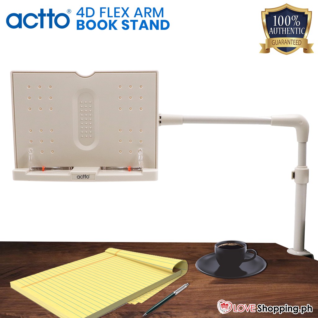 ACTTO 4D Flex Arm Adjustable Book Stand | Shopee Philippines