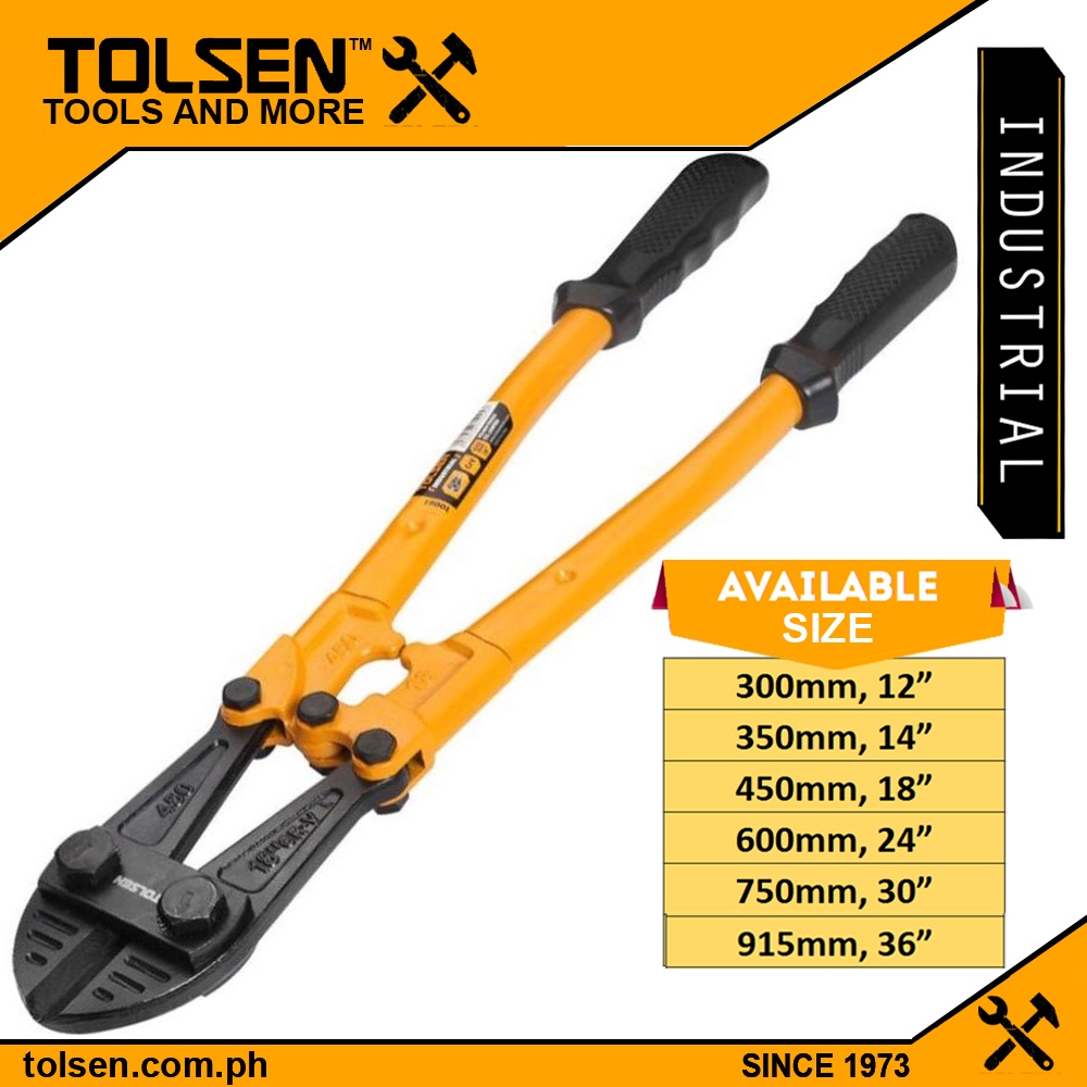 Tolsen Industrial Bolt Cutter (12" - 36") Black Finish | Shopee Philippines