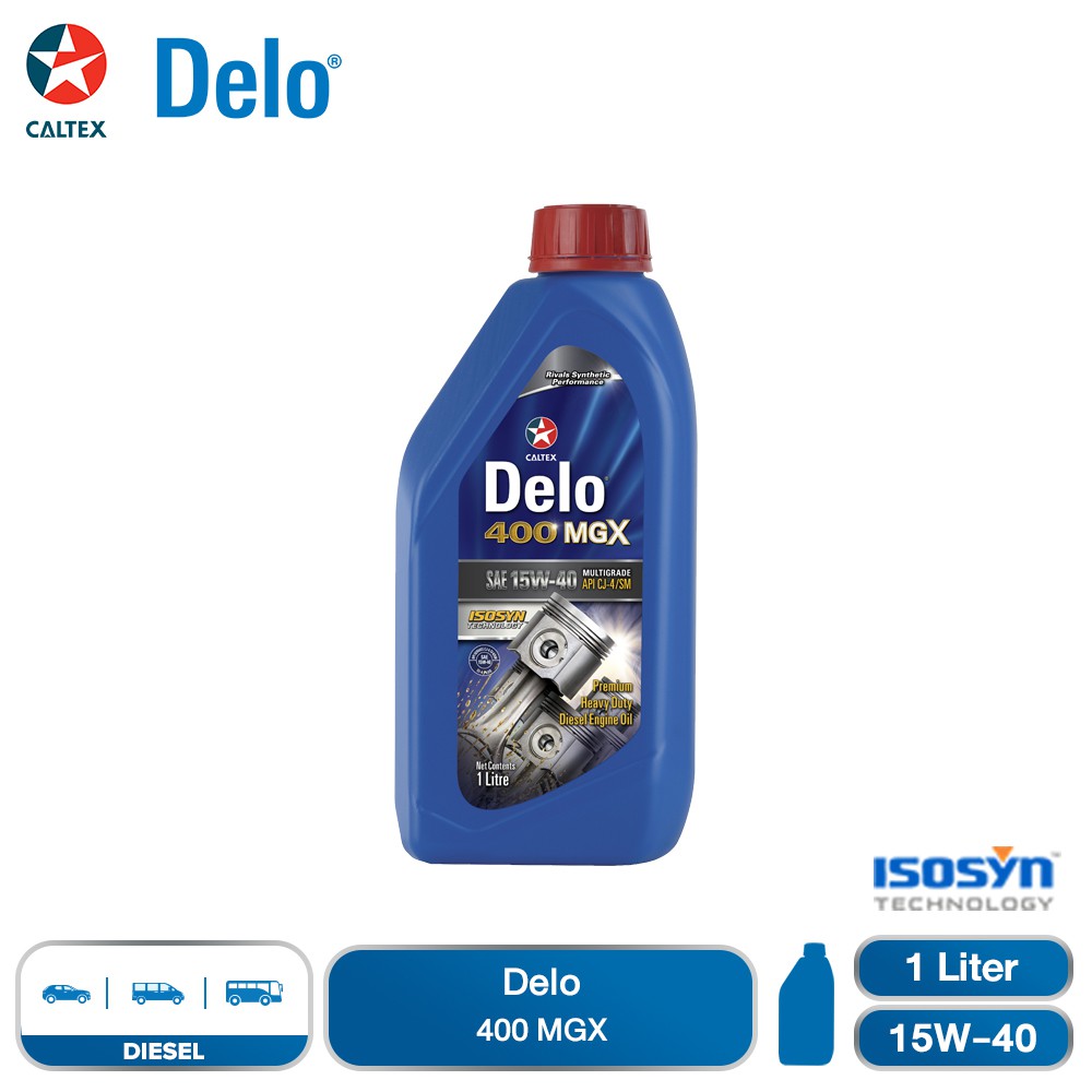 Caltex Delo 400 MGX SAE 15W-40 1 Liter | Shopee Philippines