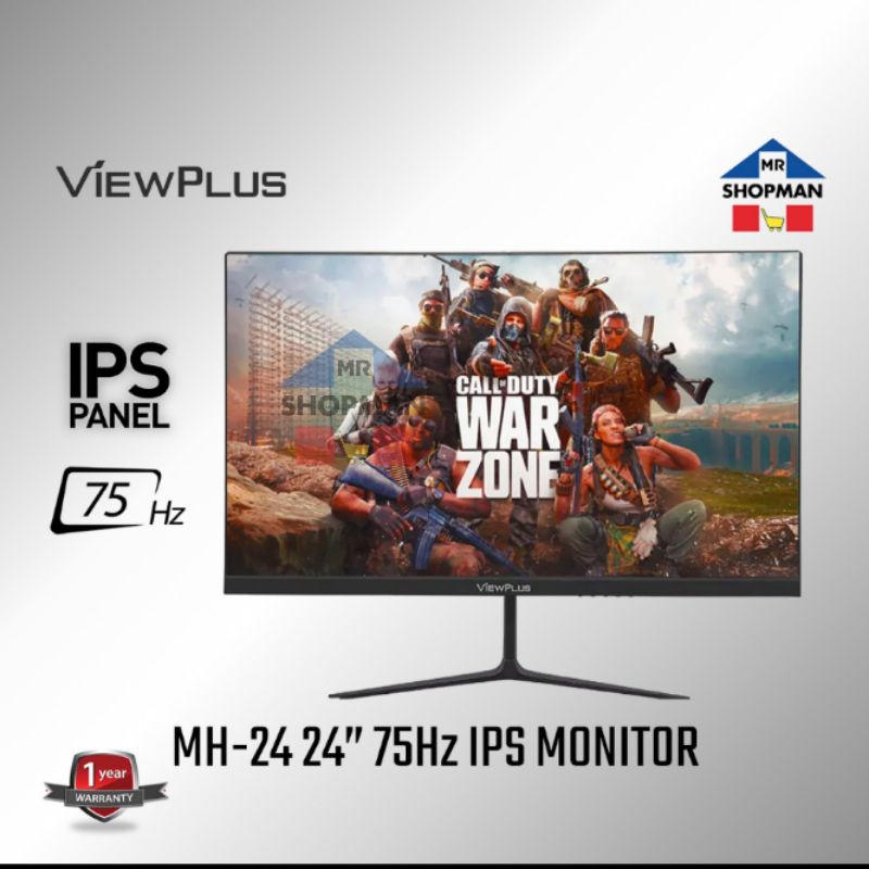 Viewplus 24" IPS 75Hz MH 24 Gaming Monitor | Shopee Philippines