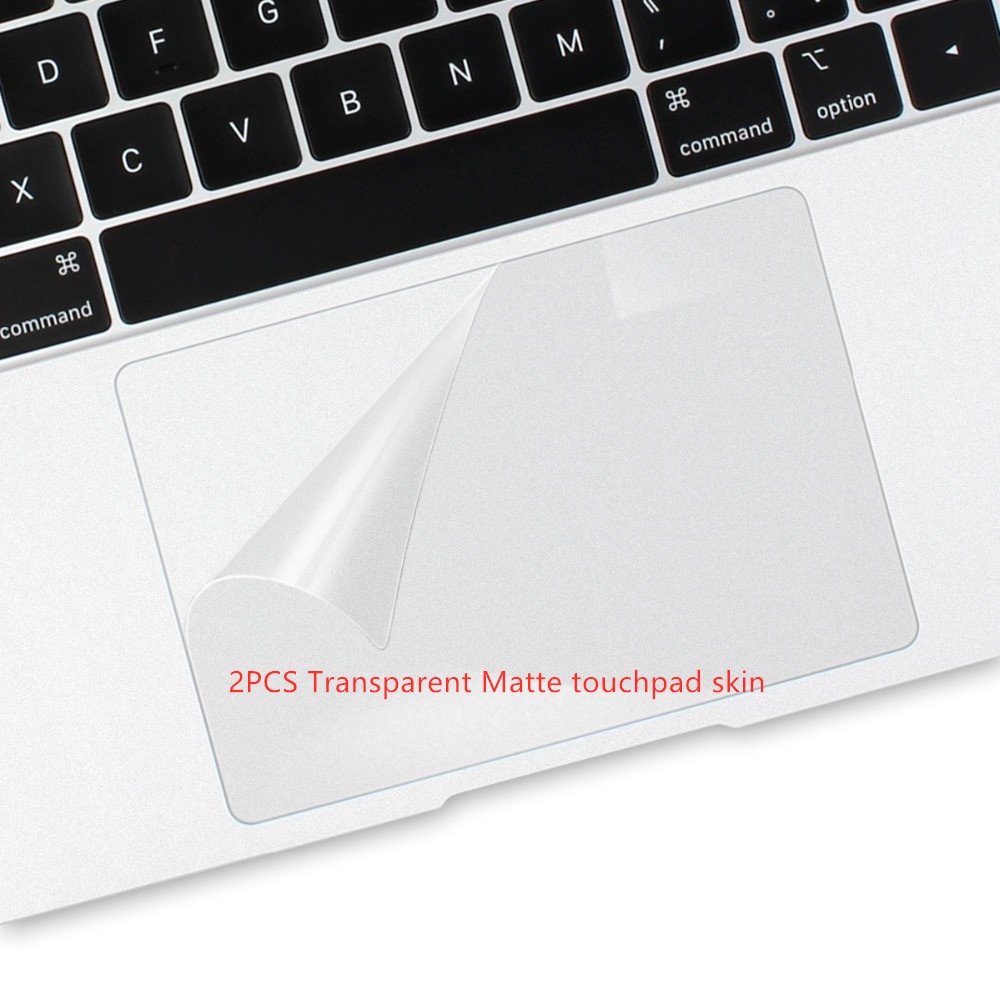 2PCS Transparent/Black Matte Touchpad skin/Trackpad Skin Sticker Cover ...